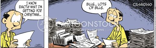 Unpaid Bills Cartoons and Comics - funny pictures from CartoonStock
