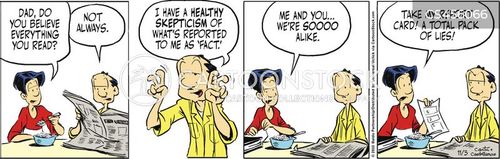 Scepticism Cartoons and Comics - funny pictures from CartoonStock