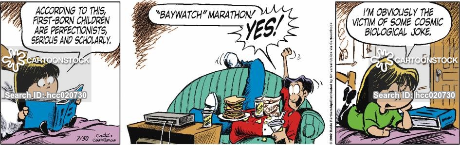 Binge Watching Cartoons and Comics - funny pictures from CartoonStock