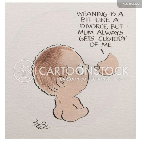 Weaning Cartoons and Comics - funny pictures from CartoonStock