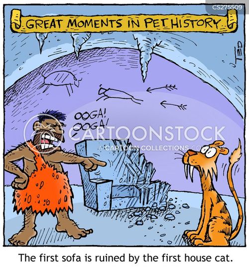 Saber Tooth Tiger Cartoons and Comics - funny pictures from CartoonStock