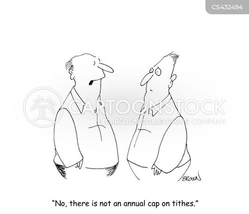 Church Tithe Cartoons and Comics - funny pictures from CartoonStock