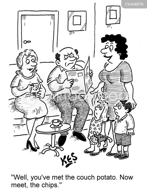 Couch Potato Cartoons and Comics - funny pictures from CartoonStock