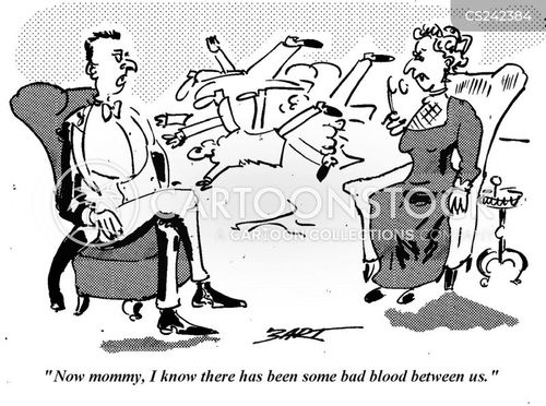 Bad Blood Cartoons and Comics - funny pictures from CartoonStock