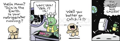 Alien Technologies Cartoons and Comics - funny pictures from CartoonStock