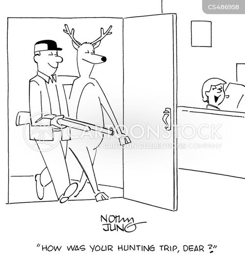 Deer Hunt Cartoons and Comics - funny pictures from CartoonStock