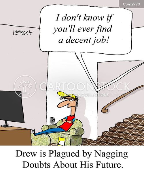 Nagging Doubt Cartoons and Comics - funny pictures from CartoonStock