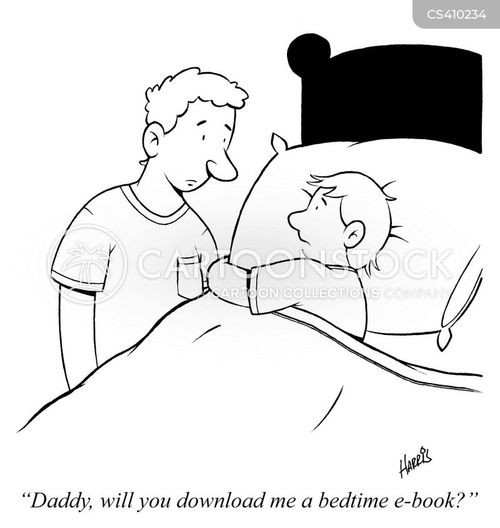 Technology At Bedtime Cartoons and Comics - funny pictures from ...