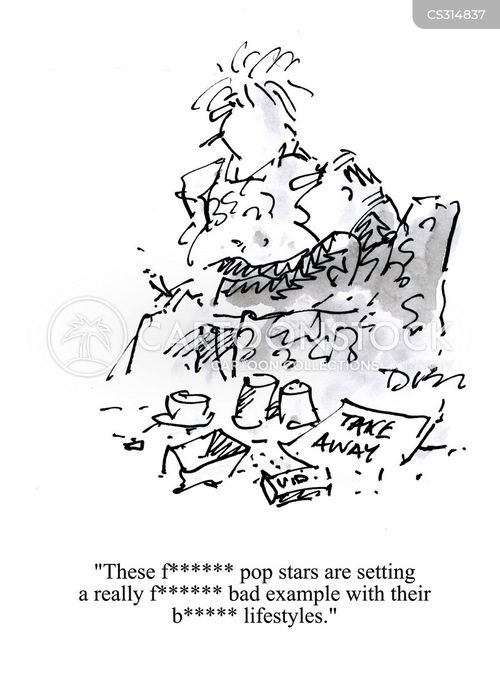 Pop Star Cartoons and Comics - funny pictures from CartoonStock
