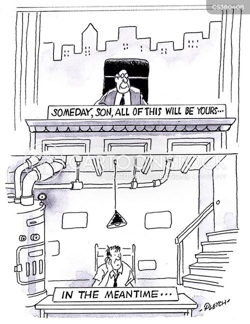 Inheriting Staff Cartoons and Comics - funny pictures from CartoonStock