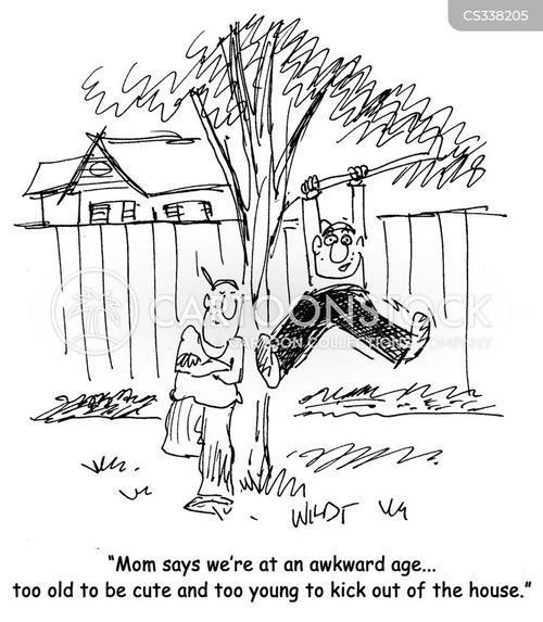 Awkward Age Cartoons and Comics - funny pictures from CartoonStock