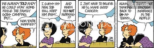 Paranoid Parent Cartoons and Comics - funny pictures from CartoonStock