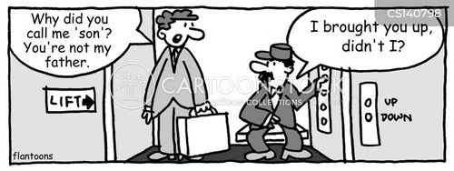 Elevator Operators Cartoons and Comics - funny pictures from CartoonStock