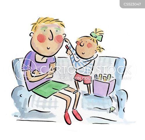 Make Up Cartoons and Comics - funny pictures from CartoonStock