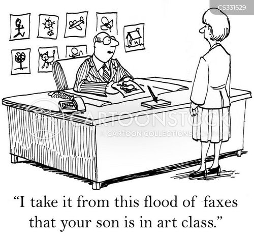 Fax Machine Cartoons and Comics - funny pictures from CartoonStock