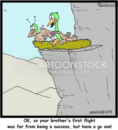 First Flight Cartoons and Comics - funny pictures from CartoonStock