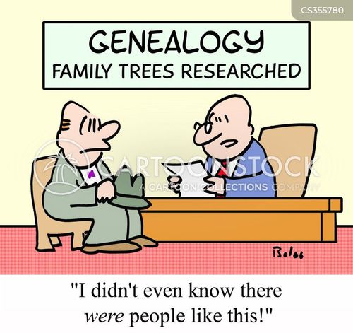 Family Genealogy Cartoons and Comics - funny pictures from CartoonStock