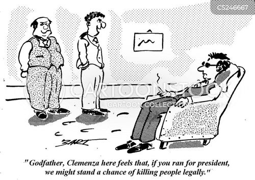 Godfather Cartoons and Comics - funny pictures from CartoonStock