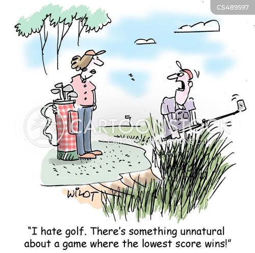Golf Score Cartoons and Comics - funny pictures from CartoonStock