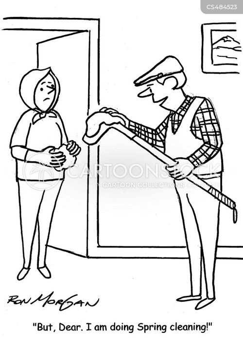 Spring Cleaning Cartoons and Comics - funny pictures from CartoonStock