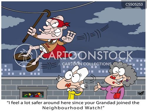 Neighbourhood Watch Cartoons and Comics - funny pictures from CartoonStock