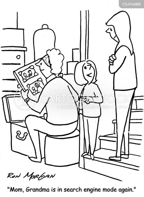 Crazy Grandma Cartoons and Comics - funny pictures from CartoonStock