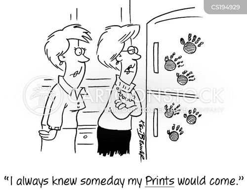 Handprints Cartoons and Comics - funny pictures from CartoonStock