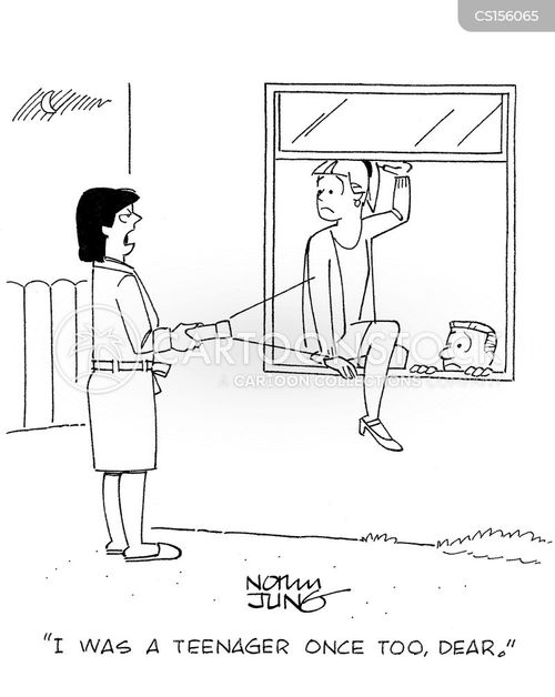 Teenager Cartoons and Comics - funny pictures from CartoonStock