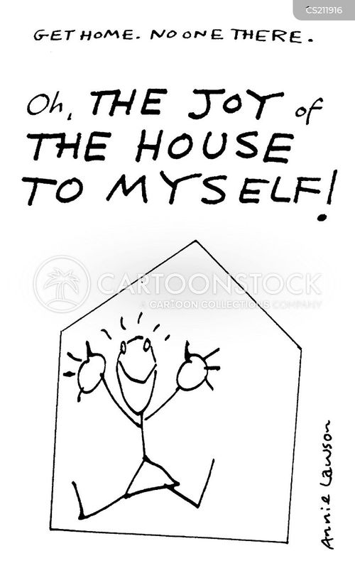 Alone In The House Cartoons and Comics - funny pictures from CartoonStock