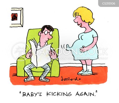 Cartoon Baby Kicking