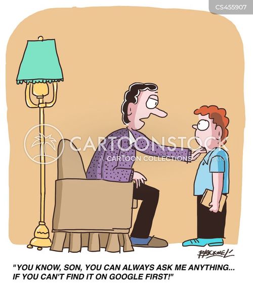 Child Disconnect Cartoons and Comics - funny pictures from CartoonStock
