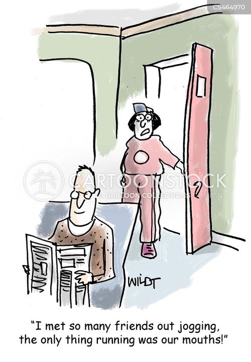 Jogging Club Cartoons and Comics - funny pictures from CartoonStock