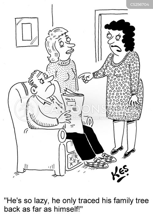 Ancestry Tracing Cartoons and Comics - funny pictures from CartoonStock