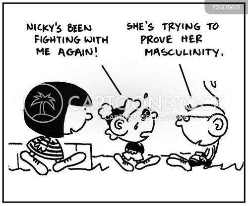 Masculinities Cartoons and Comics - funny pictures from CartoonStock