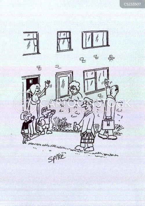 Milkmen Cartoons and Comics - funny pictures from CartoonStock