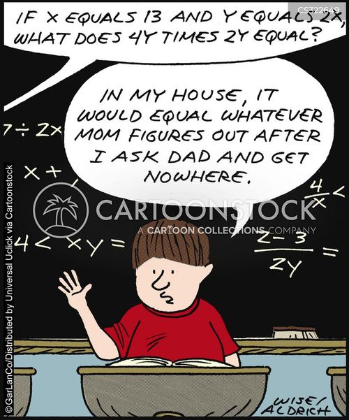 Math In Real Life Cartoons and Comics - funny pictures from CartoonStock