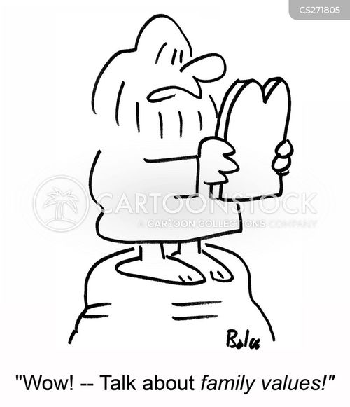 Family Values Cartoons and Comics - funny pictures from CartoonStock