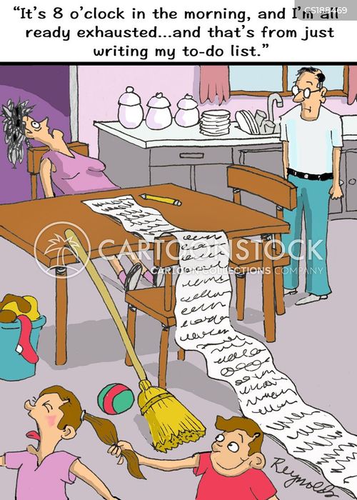 To Do List Cartoons and Comics - funny pictures from CartoonStock
