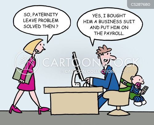 Paternity Leave Cartoons and Comics - funny pictures from CartoonStock