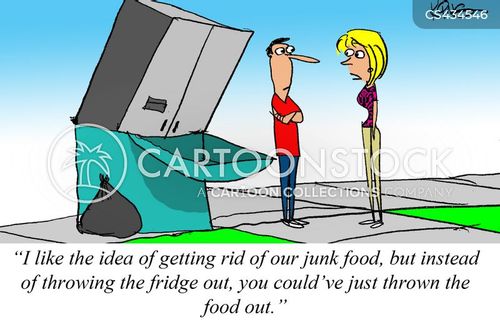 Refrigerator Cleanout Cartoons and Comics - funny pictures from ...