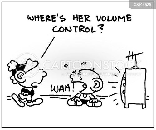 Volume Control Cartoons and Comics - funny pictures from CartoonStock