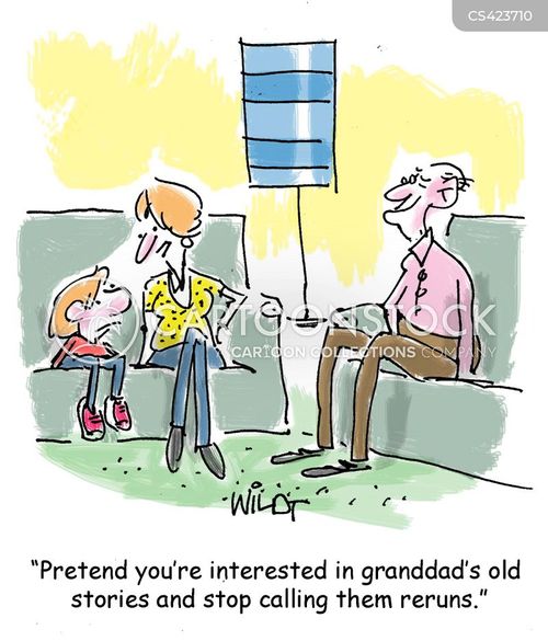 Old Stories Cartoons and Comics - funny pictures from CartoonStock