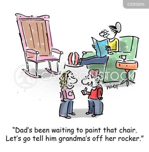 Rocking Chair Cartoons and Comics - funny pictures from CartoonStock