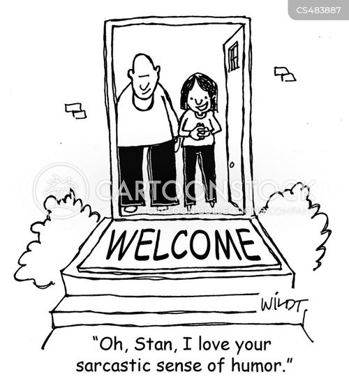 Welcome Mat Cartoons and Comics - funny pictures from CartoonStock