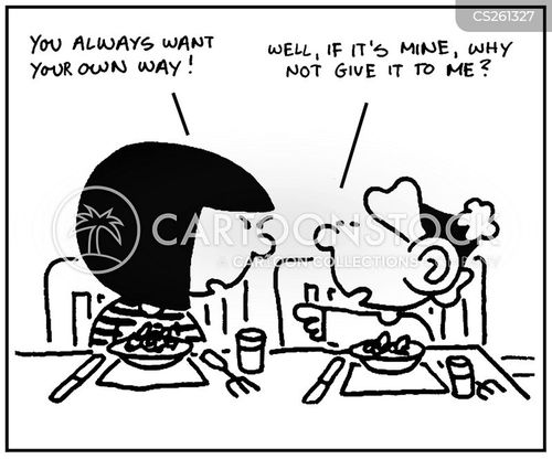 Own Way Cartoons and Comics - funny pictures from CartoonStock