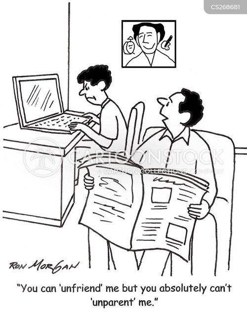 Unfriend Cartoons and Comics - funny pictures from CartoonStock