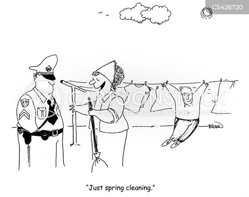 Spring Clean Cartoons and Comics - funny pictures from CartoonStock