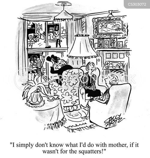 Squatter Cartoons and Comics - funny pictures from CartoonStock