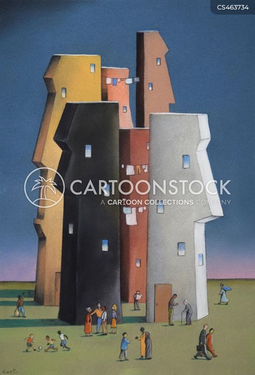 Block Of Flats Cartoons and Comics - funny pictures from CartoonStock
