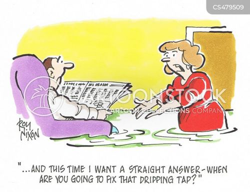 Leaky Tap Cartoons and Comics - funny pictures from CartoonStock
